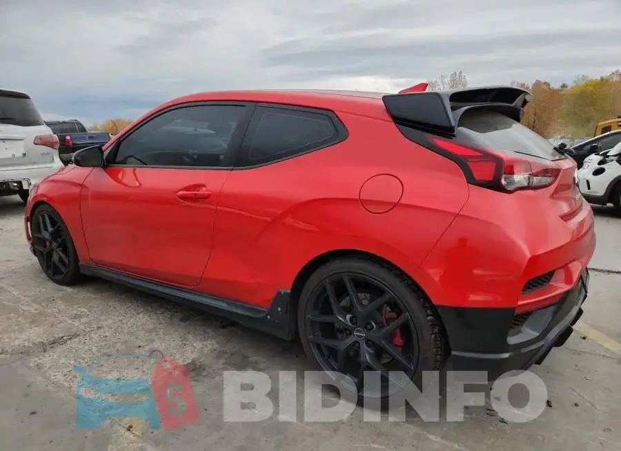 Hyundai Veloster 2020 Red Mechanical 2 L | KMHT36AHXLU004903 | Bidinfo APP